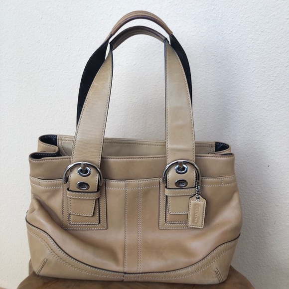Coach | Bags | Coach Tan Leather Purse | Poshmark
